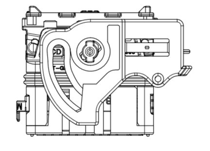 CMC Receptacle Molex Automotive Connectors Right Wire Output Brown ...