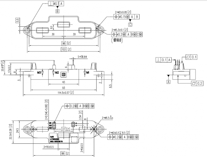 30kHz 1200A AC DC Pulse Current Measurement Sensor